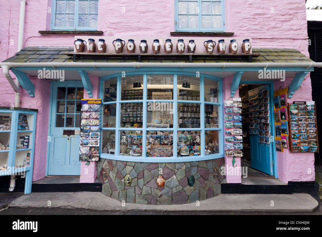 polperro village in Cornwall Stock Photo - Alamy