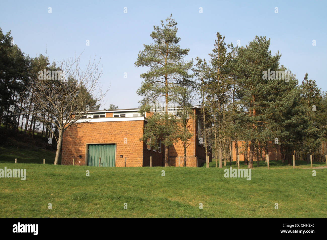Trimpley Pumping Station at Trimpley Reservoir, Worcestershire, UK as ...