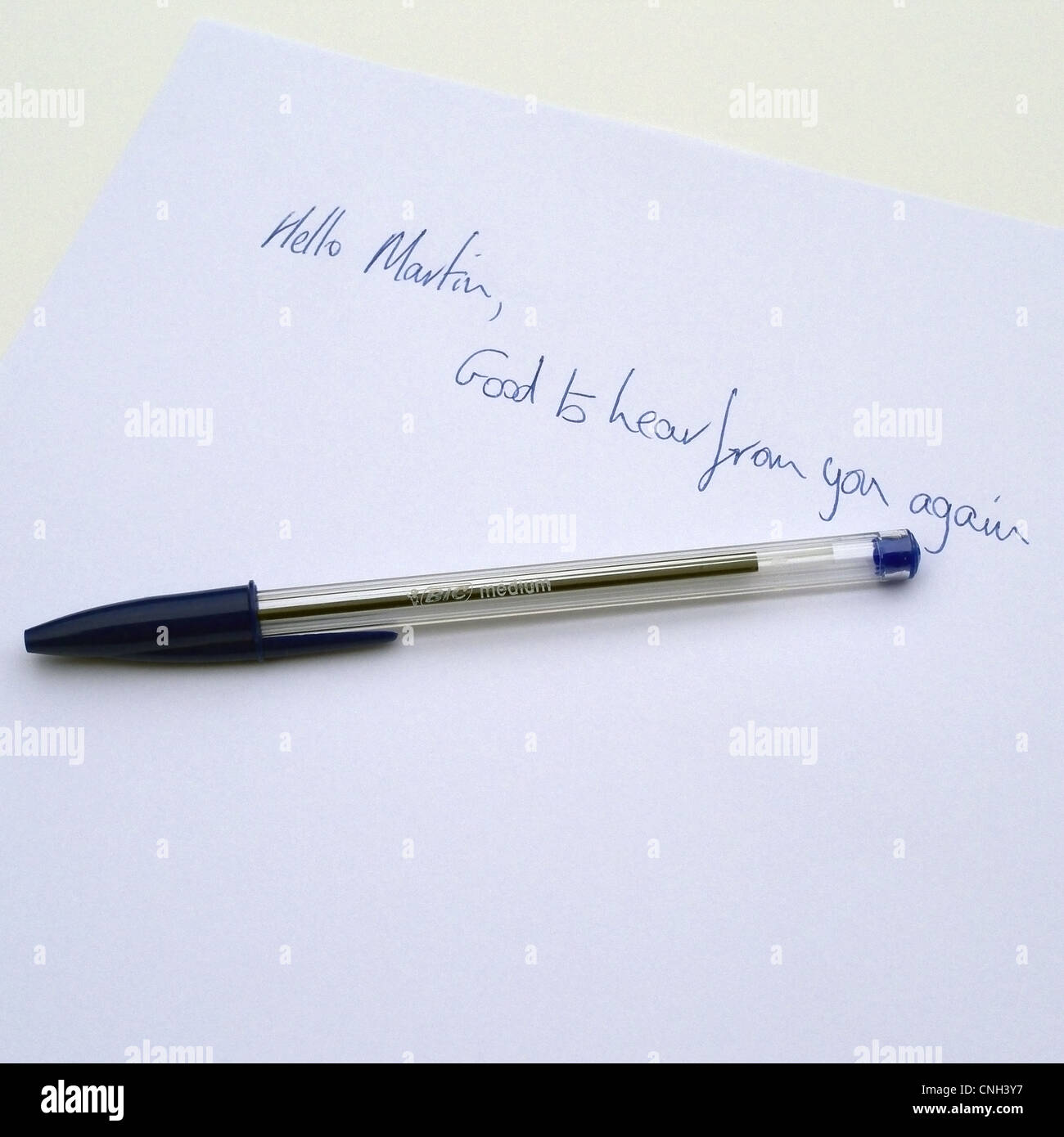 Bic ballpoint pen hi-res stock photography and images - Alamy