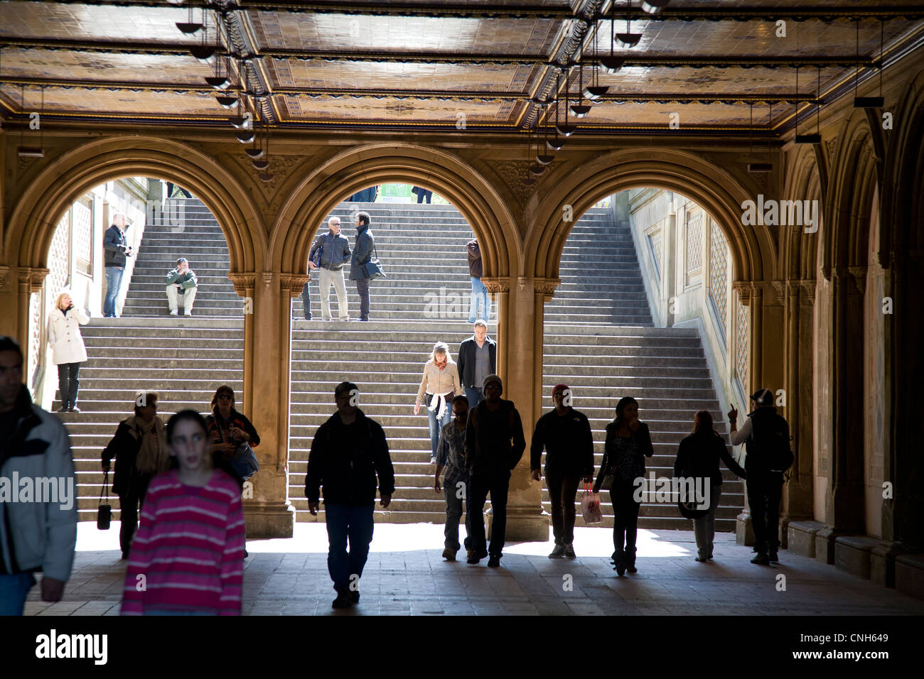 Central park entrance new york hi-res stock photography and images - Alamy