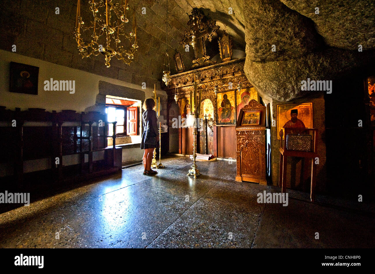 Europe Greece, Dodecanese,Patmos, the Monastry and Cave of the ...