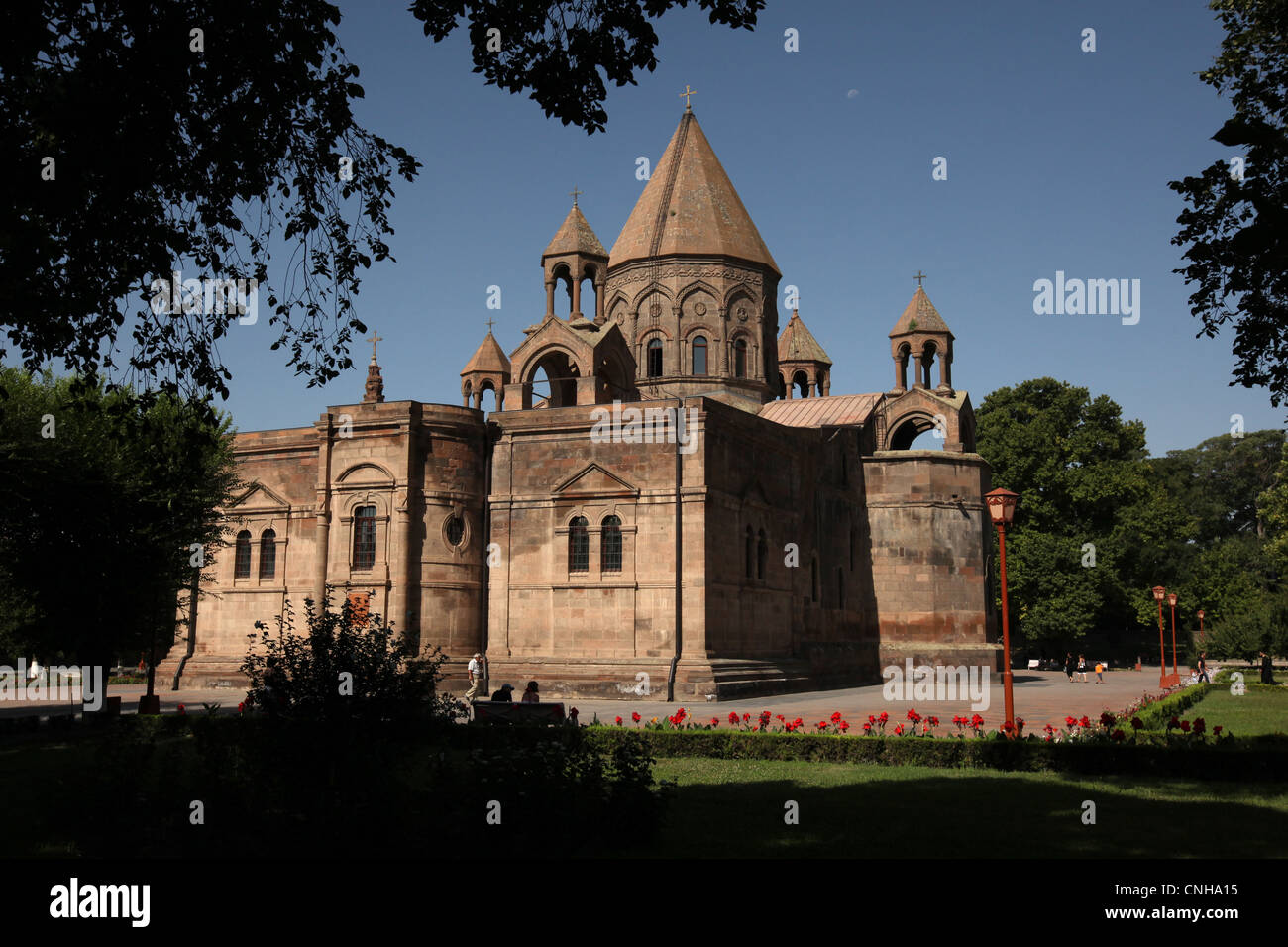 Etchmiadzin Cathedral in Vagharshapat or Ejmiatsin, Armenia Stock Photo ...