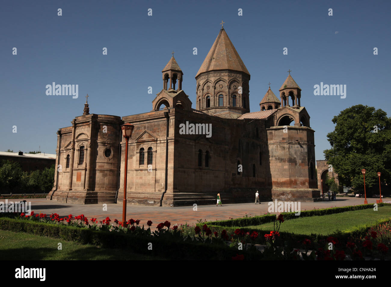 Etchmiadzin Cathedral in Vagharshapat or Ejmiatsin, Armenia Stock Photo ...