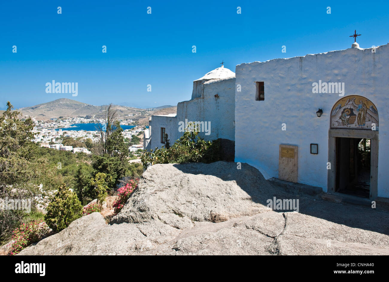 Europe Greece, Dodecanese,Patmos, the Monastry and Cave of the ...