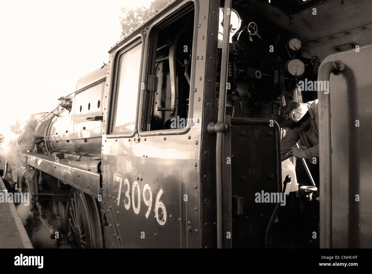 Steam locomotive british rail number hi-res stock photography and ...