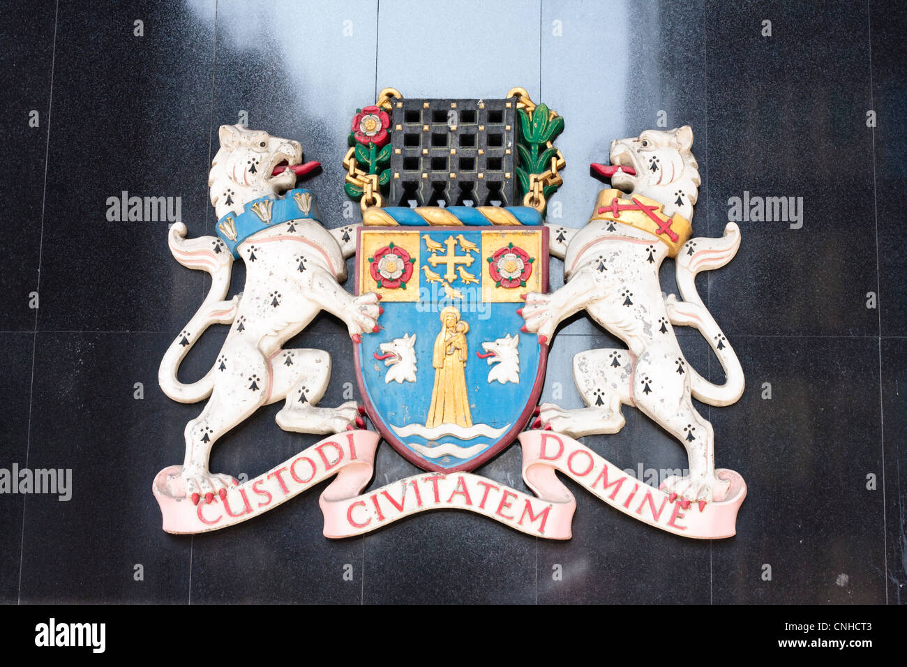 Westminster City Council coat of arms, Lord Mayor's Insignia, on the ...