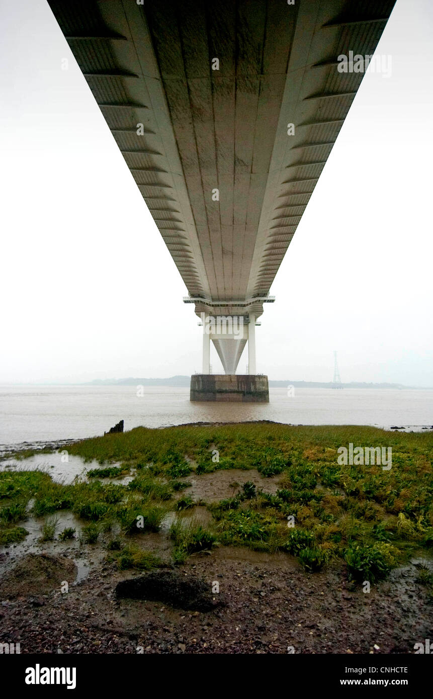 The old Severn Bridge near Caldicot, UK Stock Photo - Alamy