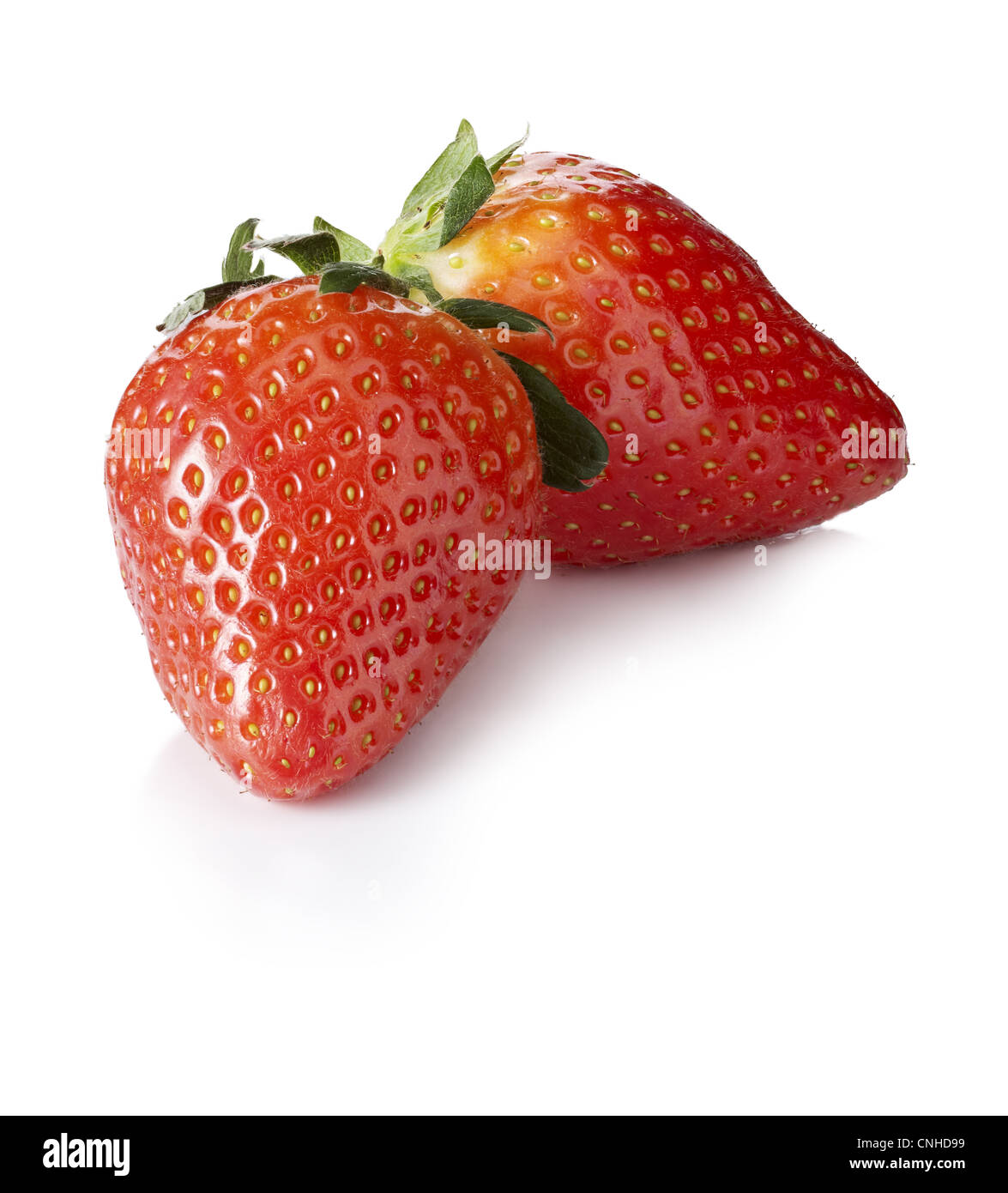 Strawberry on a white background Stock Photo - Alamy