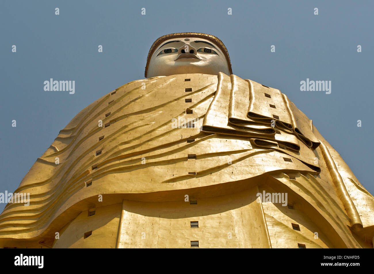 Standing buddha gilded statue hi-res stock photography and images - Alamy