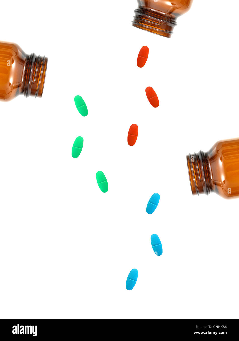 Prescription drugs isolated on a white background Stock Photo - Alamy