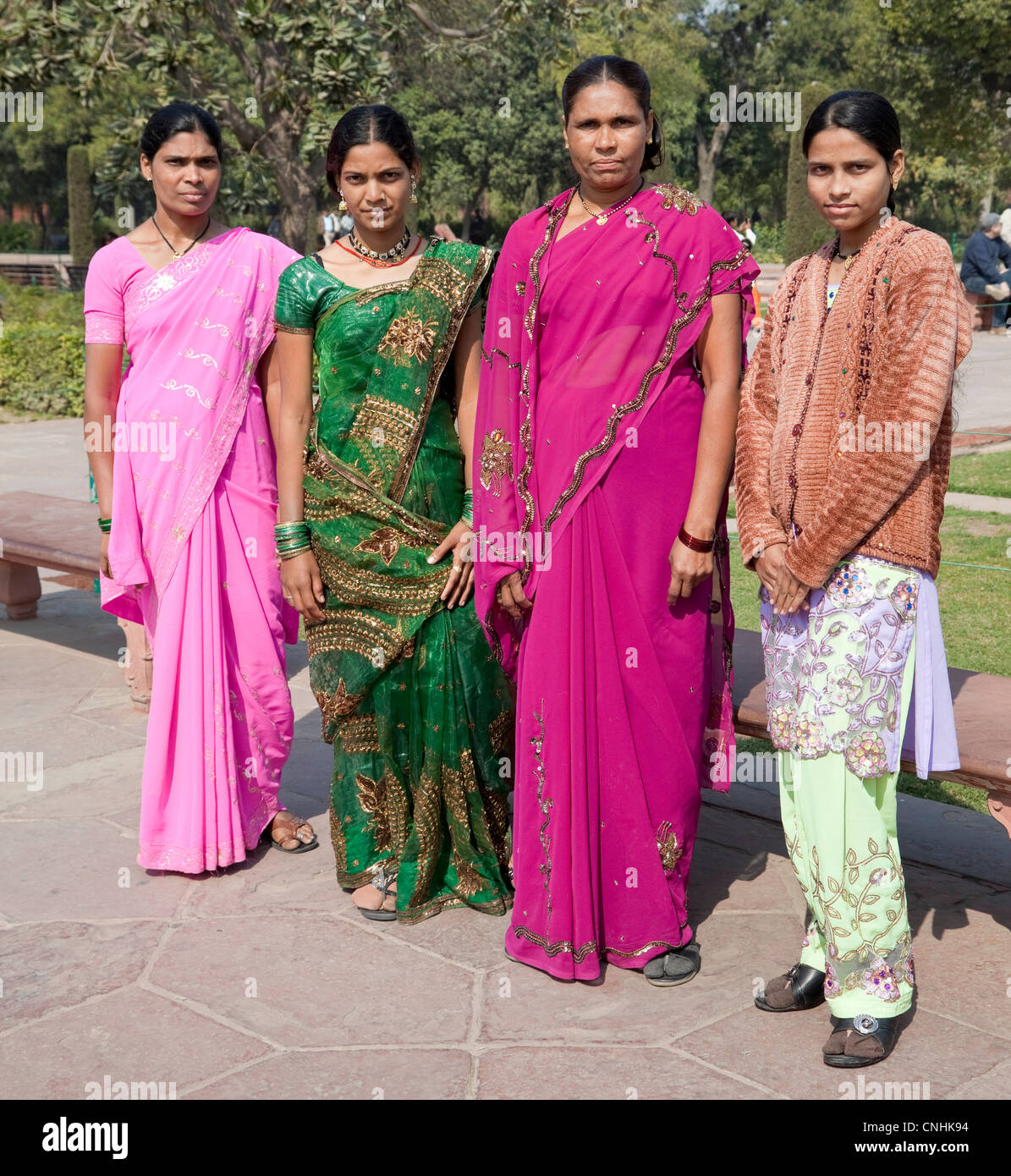 Agra, India. Indian Women Tourists from Maharashtra State Visiting the ...