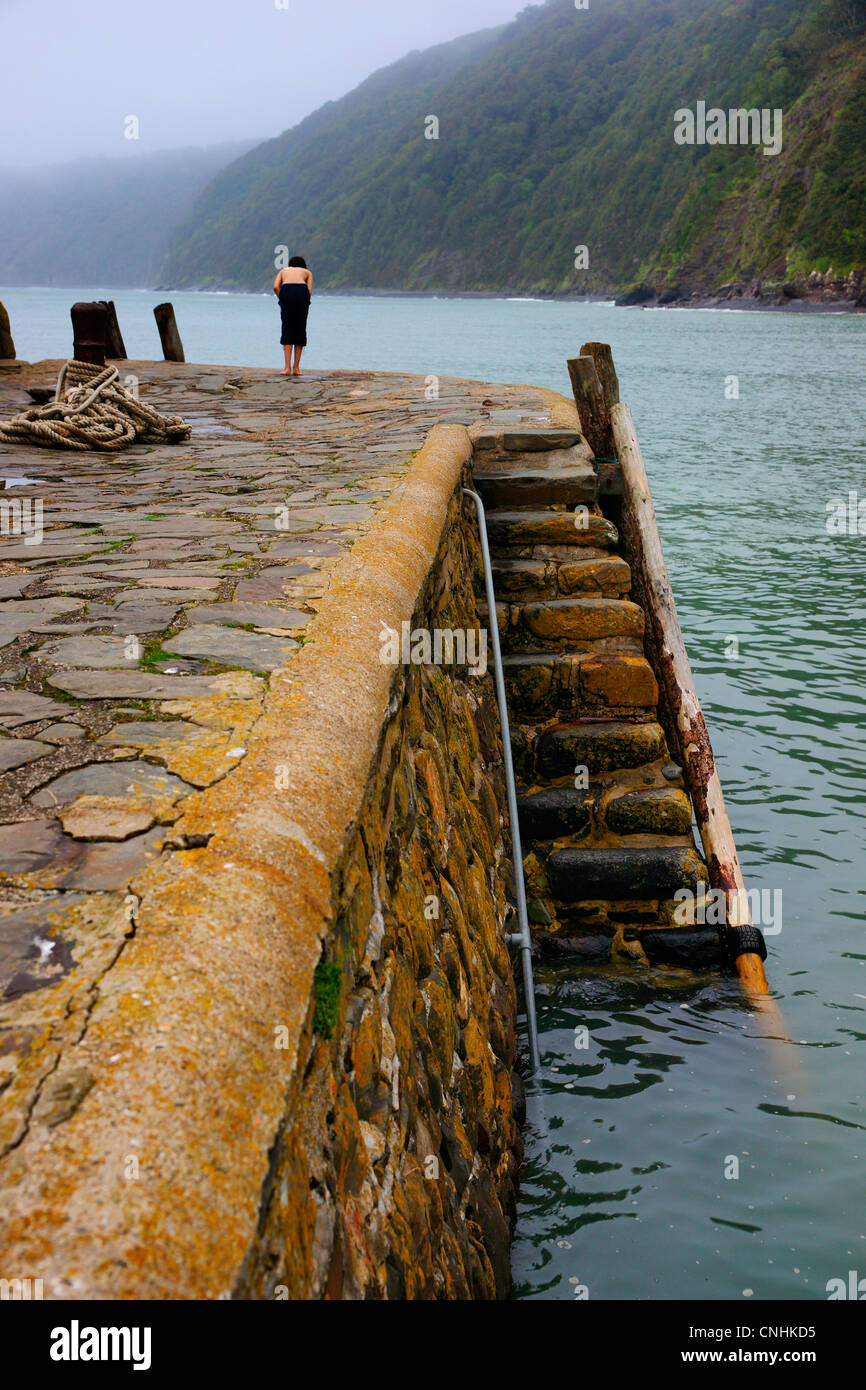 The beautiful North Devon town of Clovelly Stock Photo - Alamy