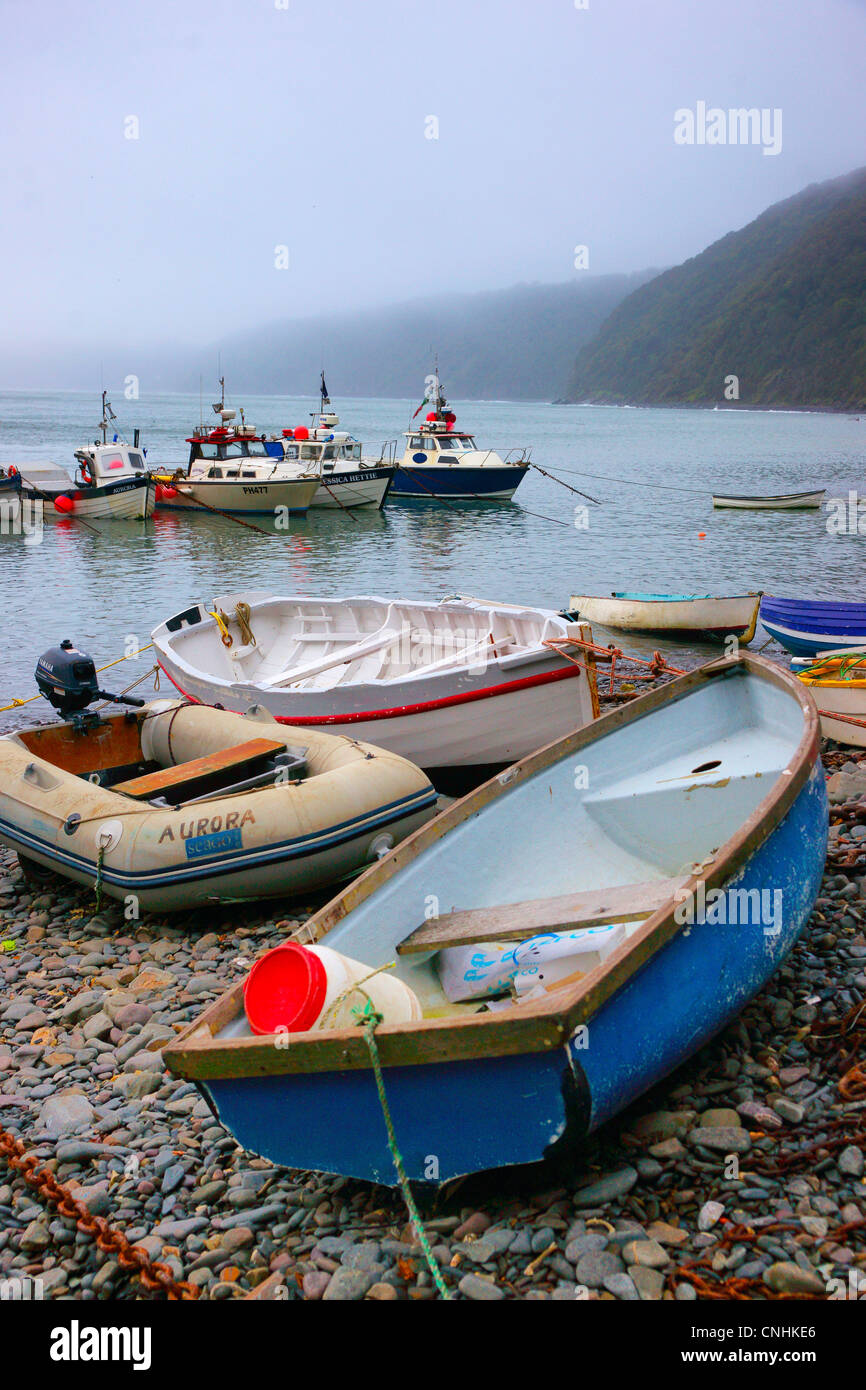 The beautiful North Devon town of Clovelly Stock Photo - Alamy