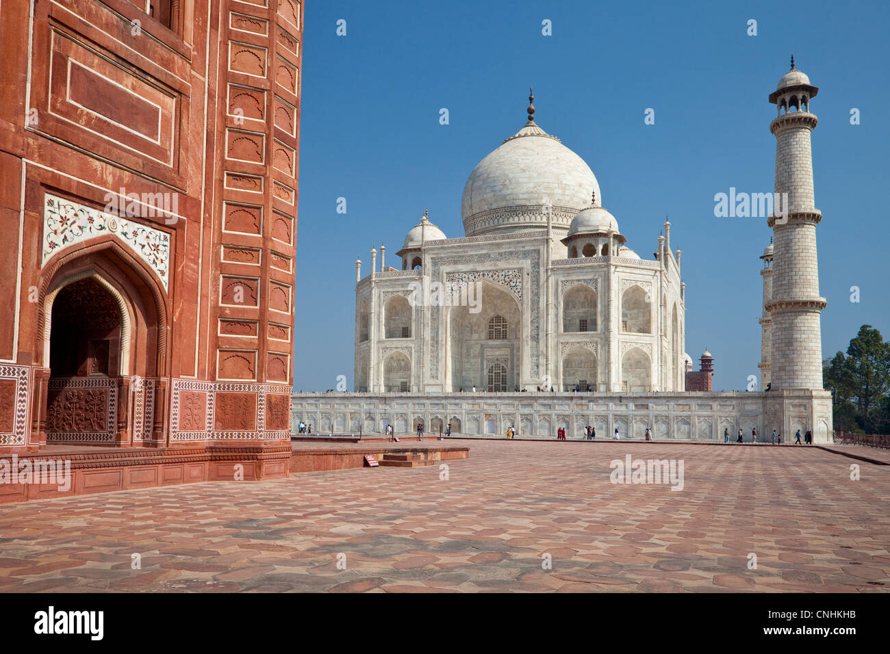 Taj mahal view hi-res stock photography and images - Alamy