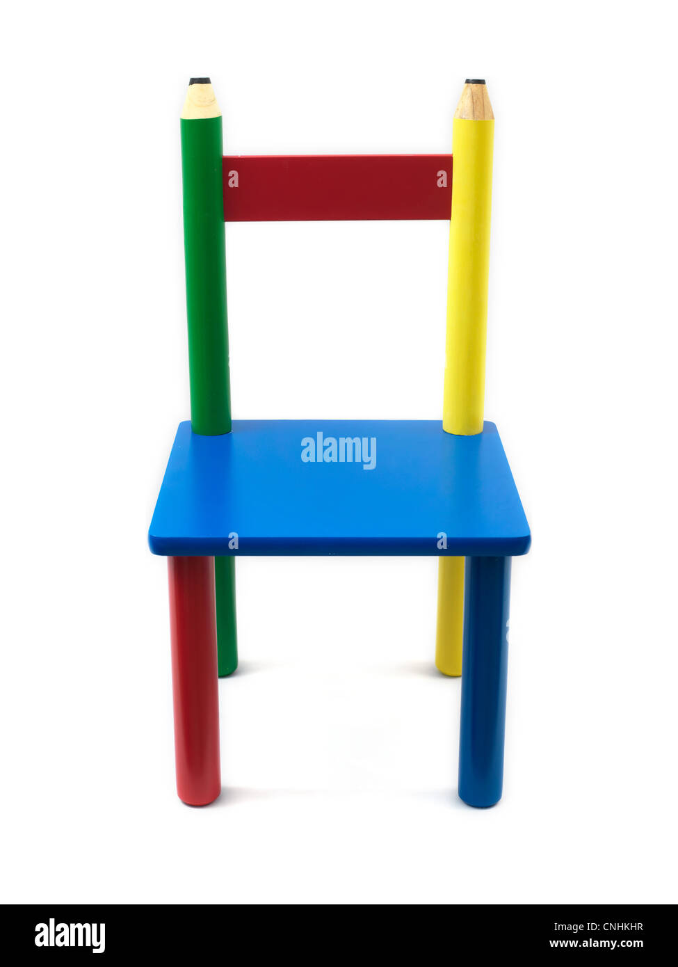 A child play chair isolated against a white background Stock Photo - Alamy
