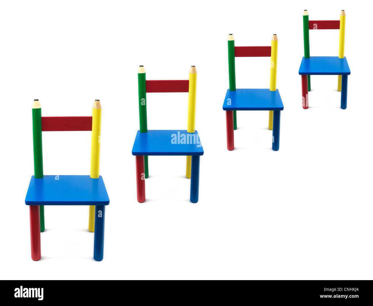 A child play chair isolated against a white background Stock Photo - Alamy