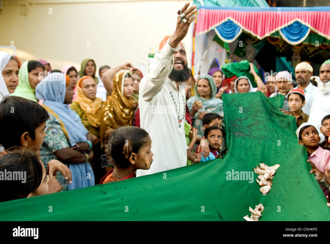 Money collection during annual Urs(Muslim festival ) at Datar Baba ...