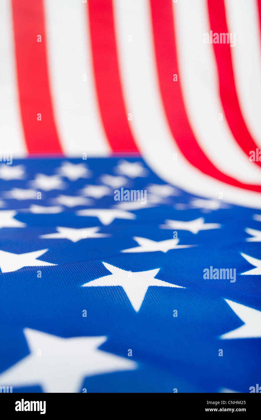 Flag of United States of America - US Flag Drapery - Shallow Depth of ...