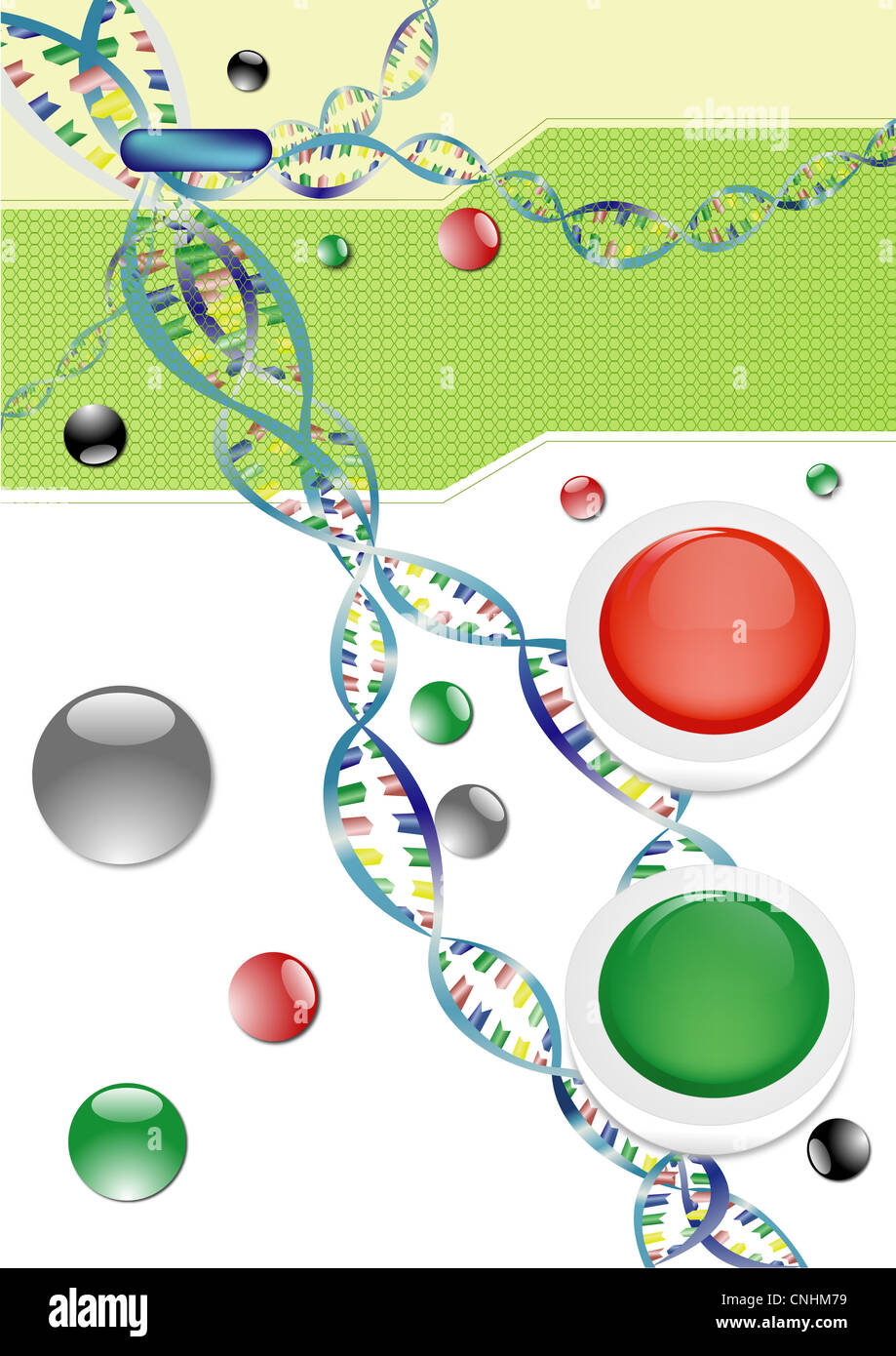 Abstract DNA cells Stock Photo - Alamy