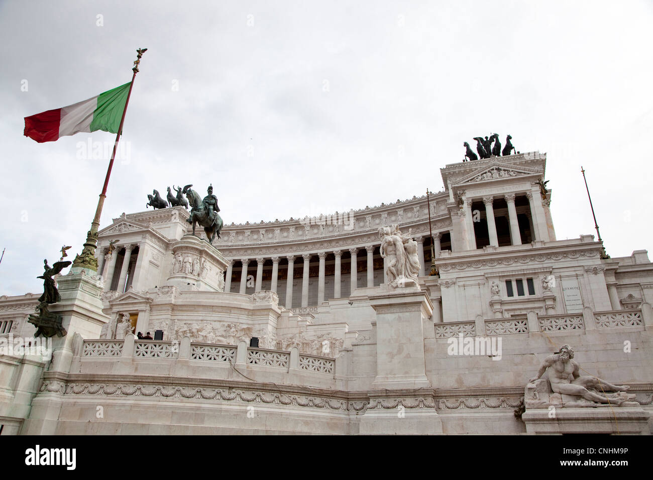 View of Rome, Italy, Roma, Italia, Europe. Altare della Patria, Altar ...