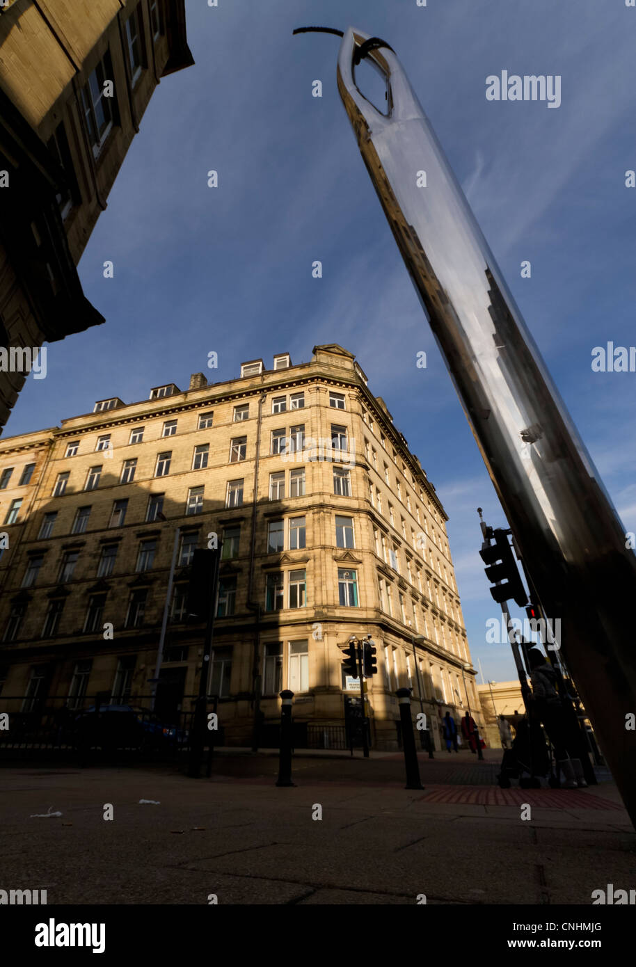 Connecting the City, or The Needle, opposite the entrance to Foster ...