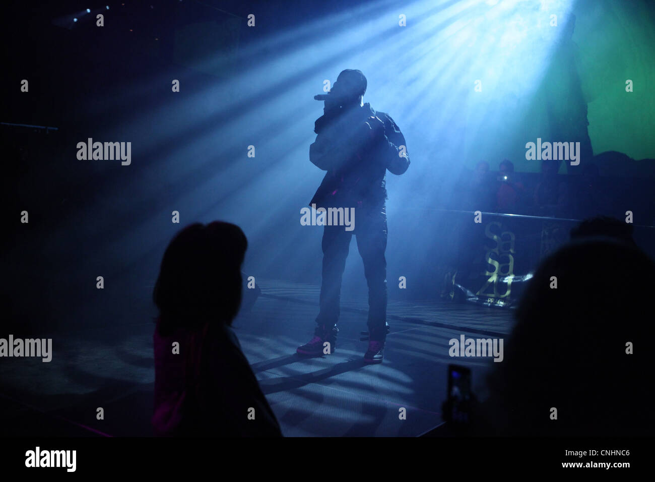 Concert of Czech pop singer Samer Issa in Sasazu Club in Prague, Czech ...