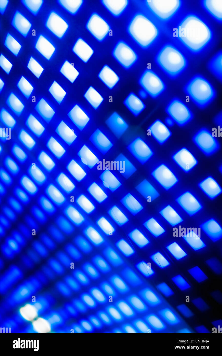 Blue square grid abstract hi-res stock photography and images - Alamy