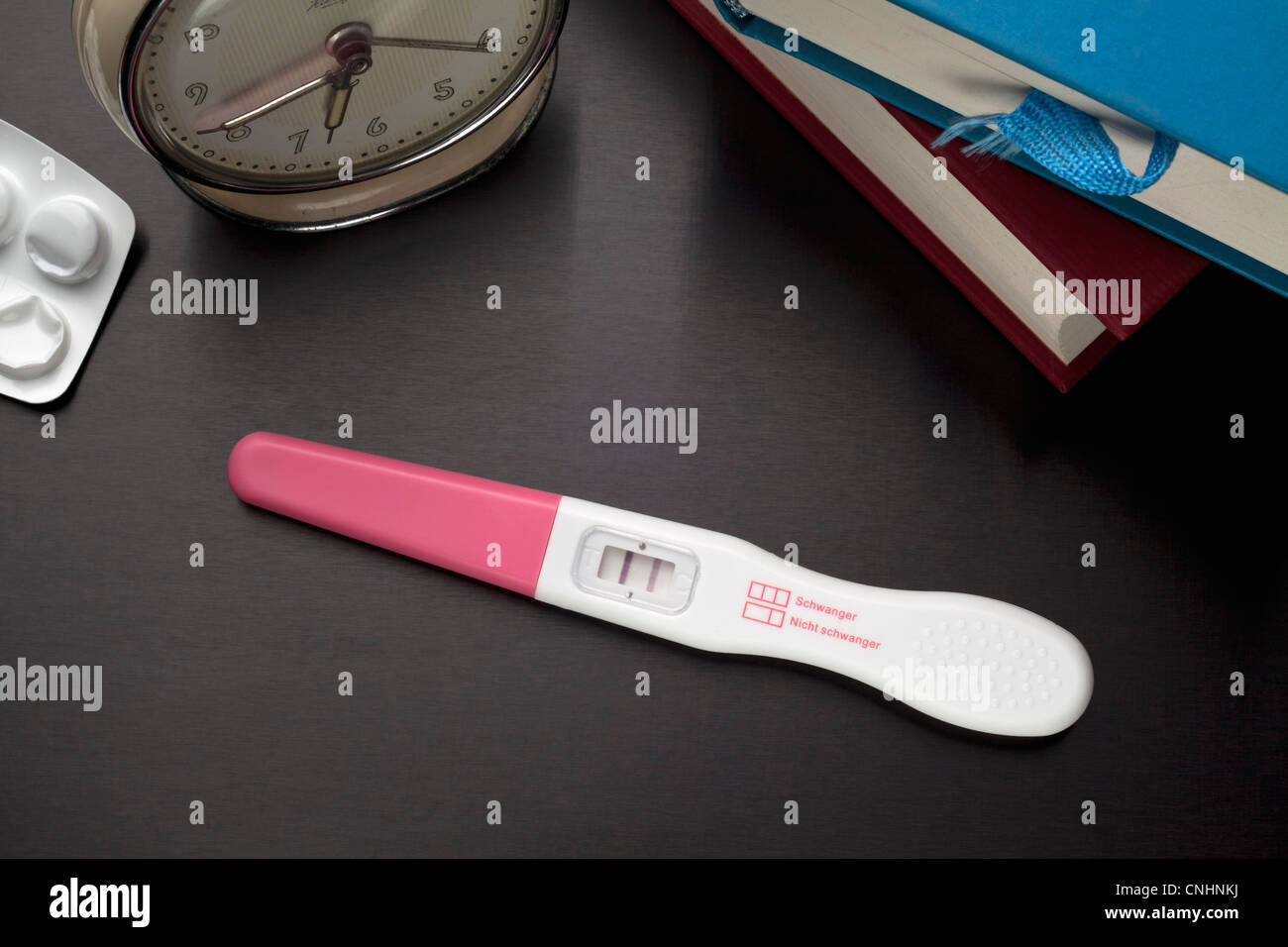 A positive pregnancy test Stock Photo - Alamy