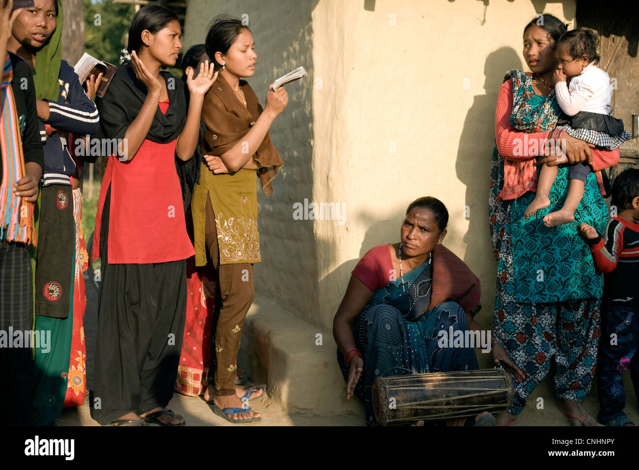 Nepal christians hi-res stock photography and images - Alamy