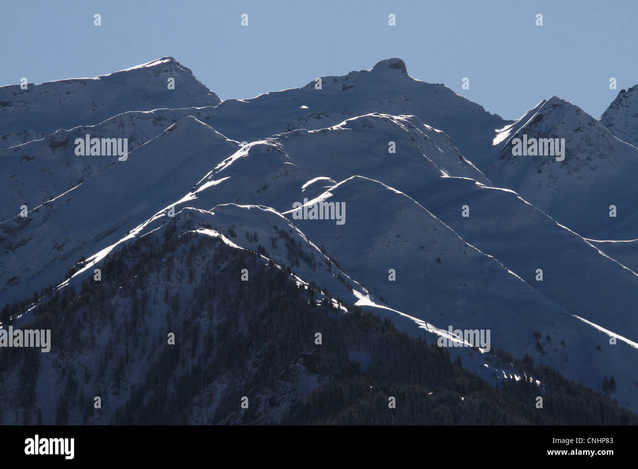 Snow-capped mountain range Stock Photo - Alamy Snow-capped mountain range Stock Photo - Alamy