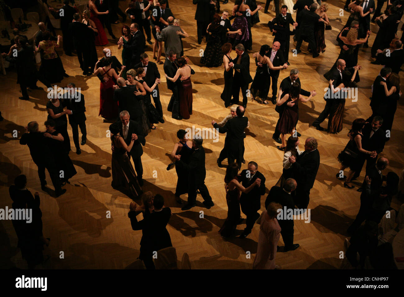 Traditional annual ball of the Municipal House in Prague, Czech ...
