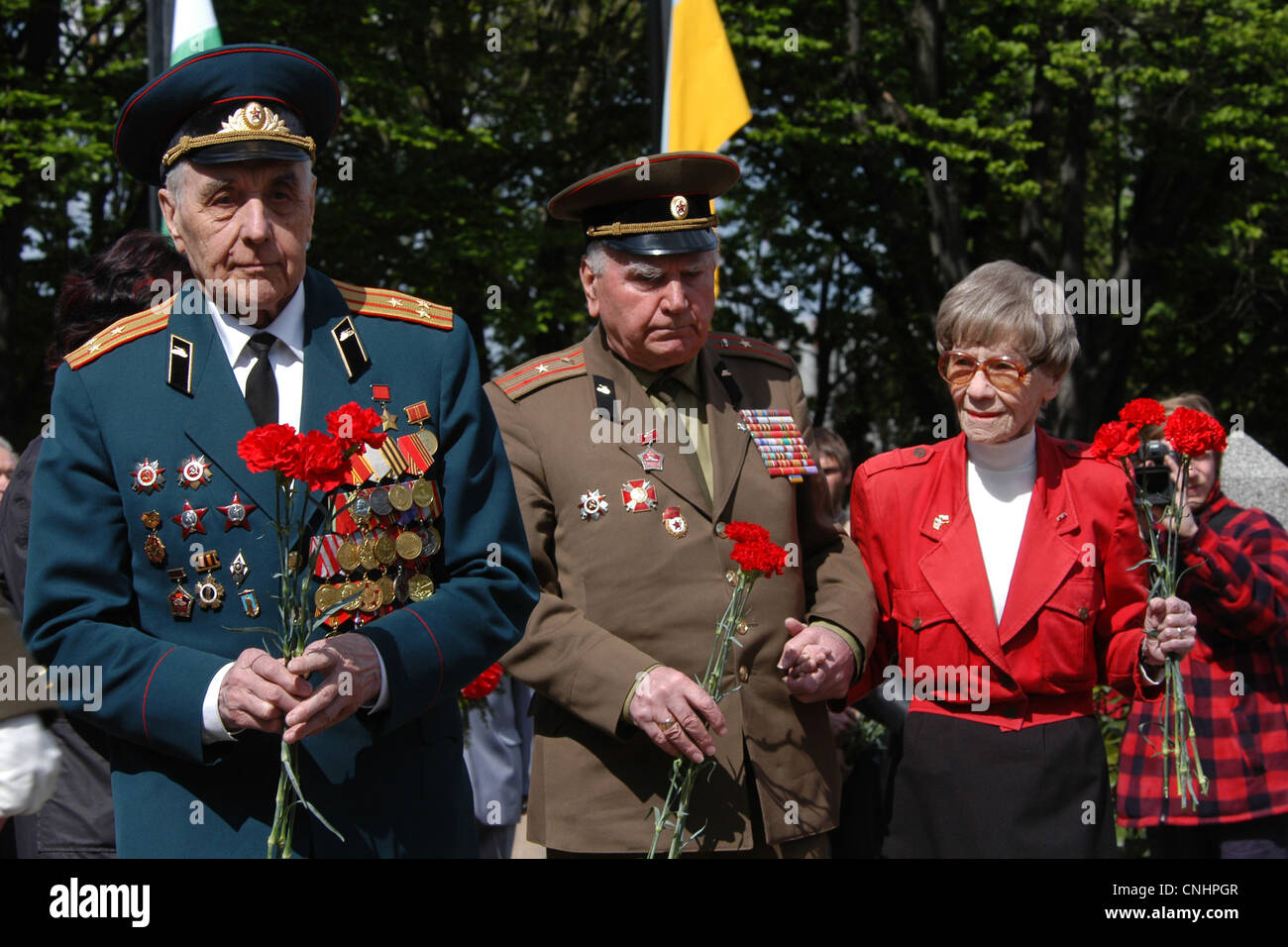 Soviet war veterans Stock Photo - Alamy