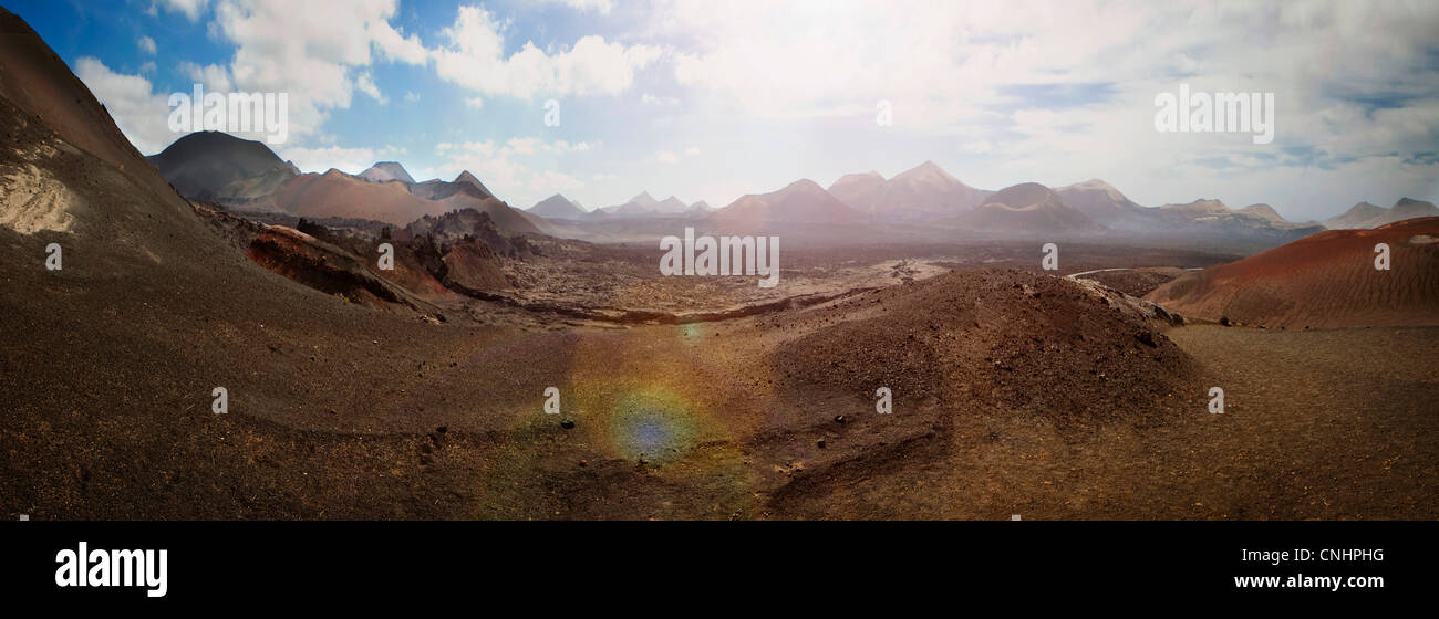 Fire mountains in Lanzarote Stock Photo - Alamy