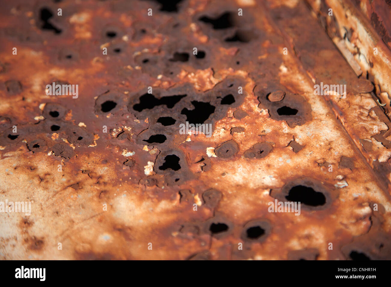 Extreme close up, full frame of rusting metal Stock Photo - Alamy