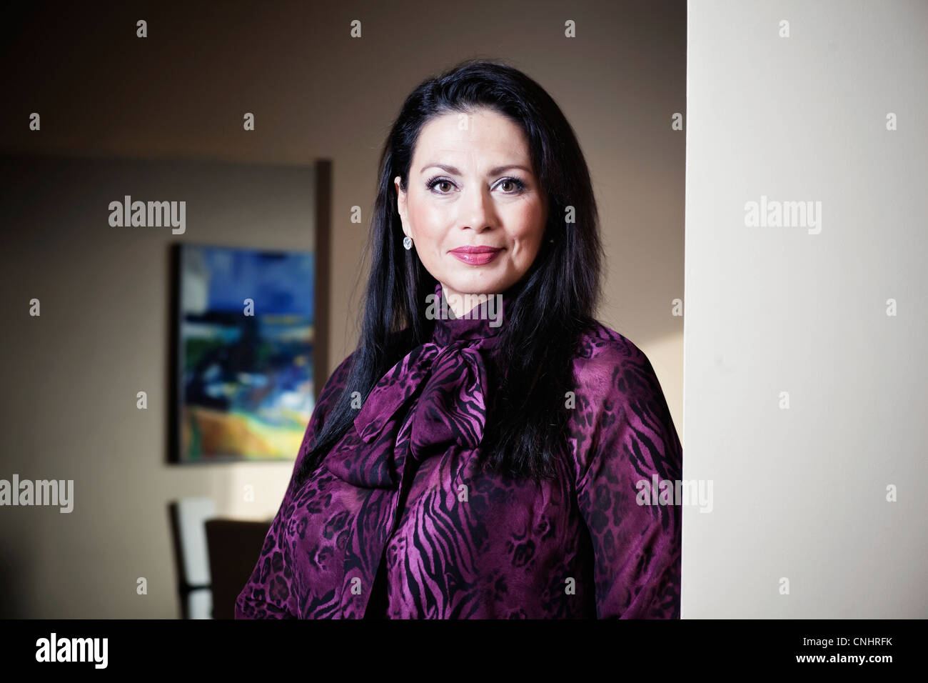 Jana Bobosikova candidate Czech President portrayed in Prague on April ...
