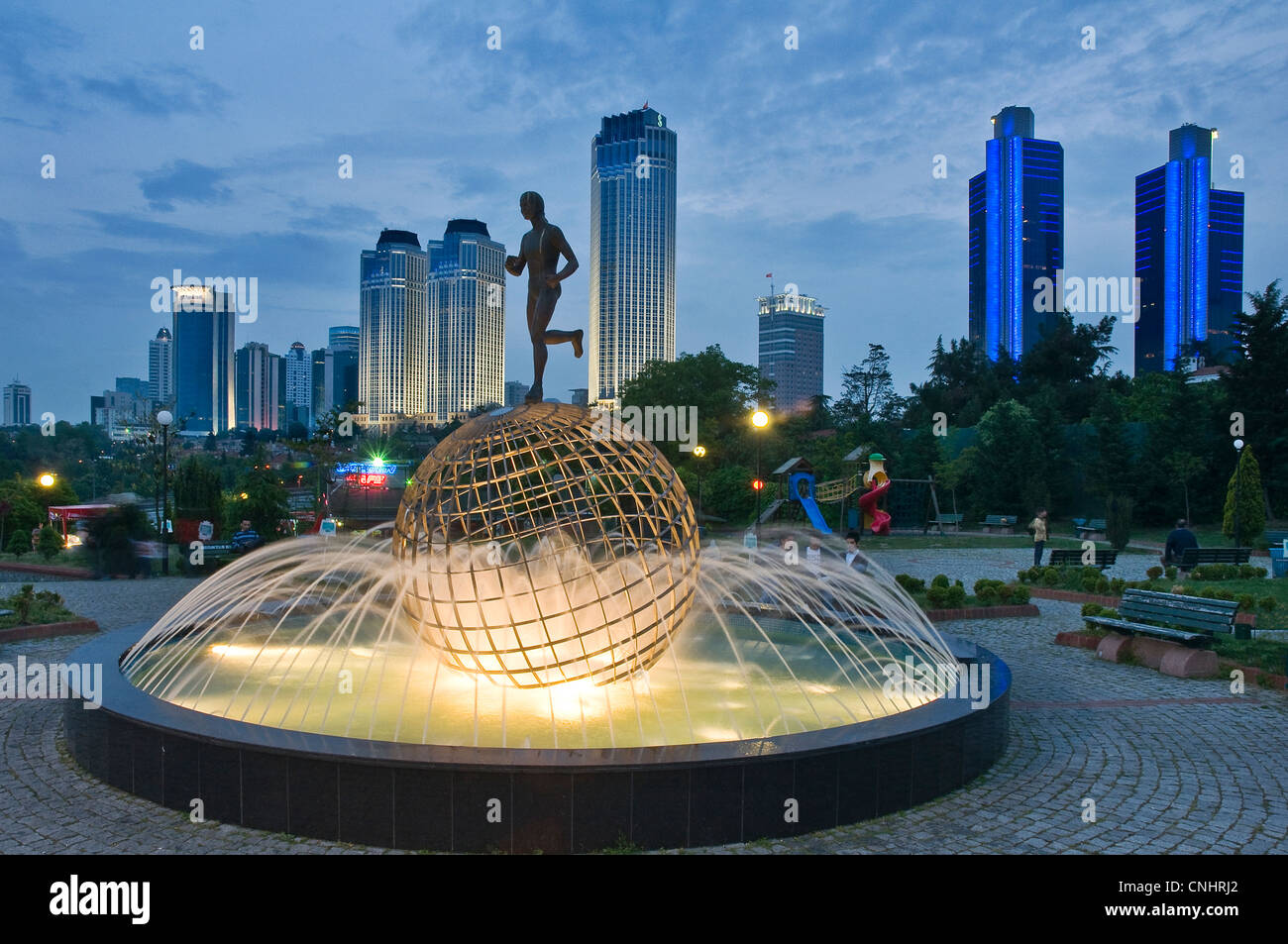 Levent business district Istanbul Turkey Stock Photo - Alamy
