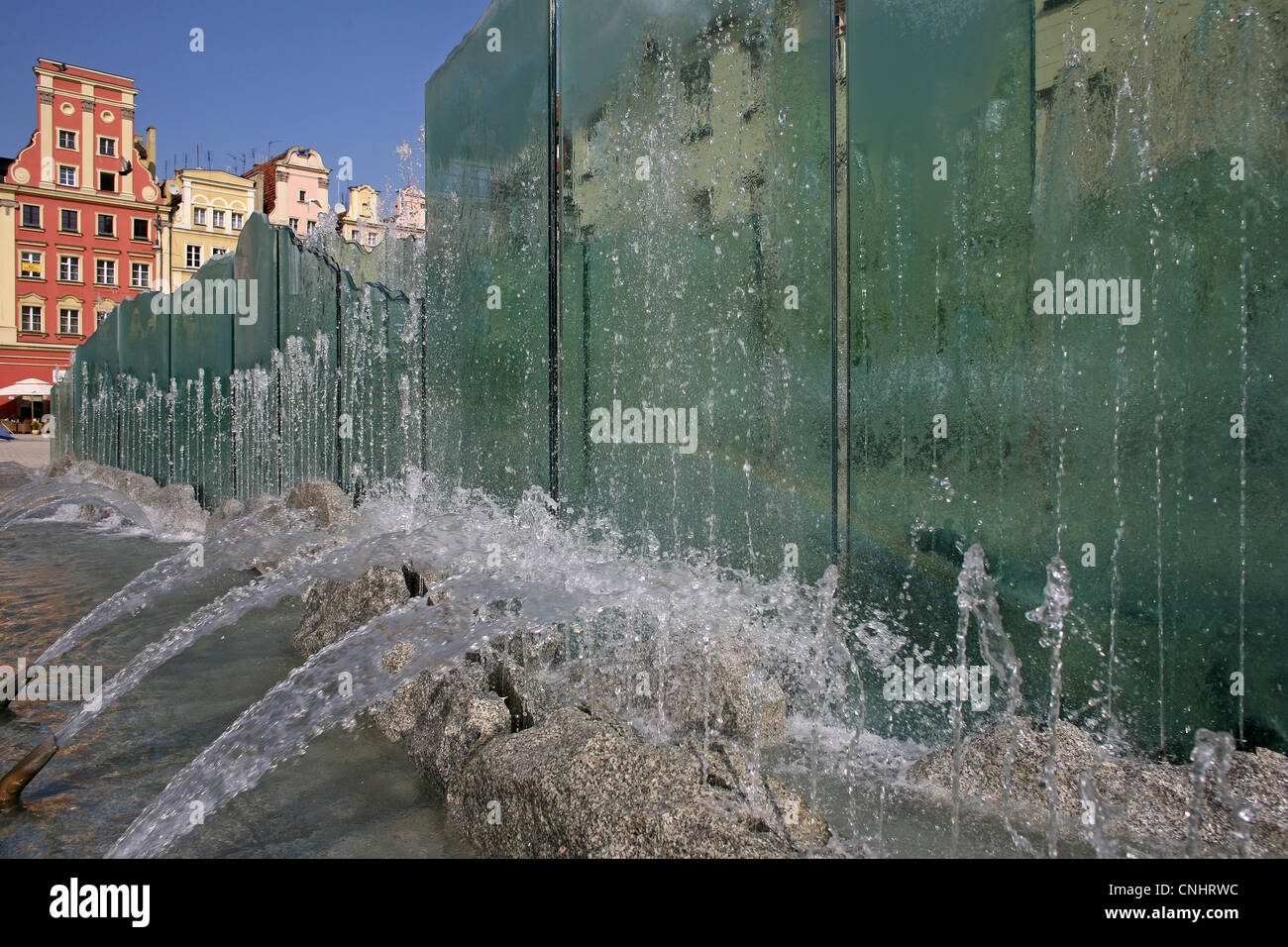 Wroclaw, Old Town, Main Square, fountain. (CTK Photo/Michal Okla Stock ...