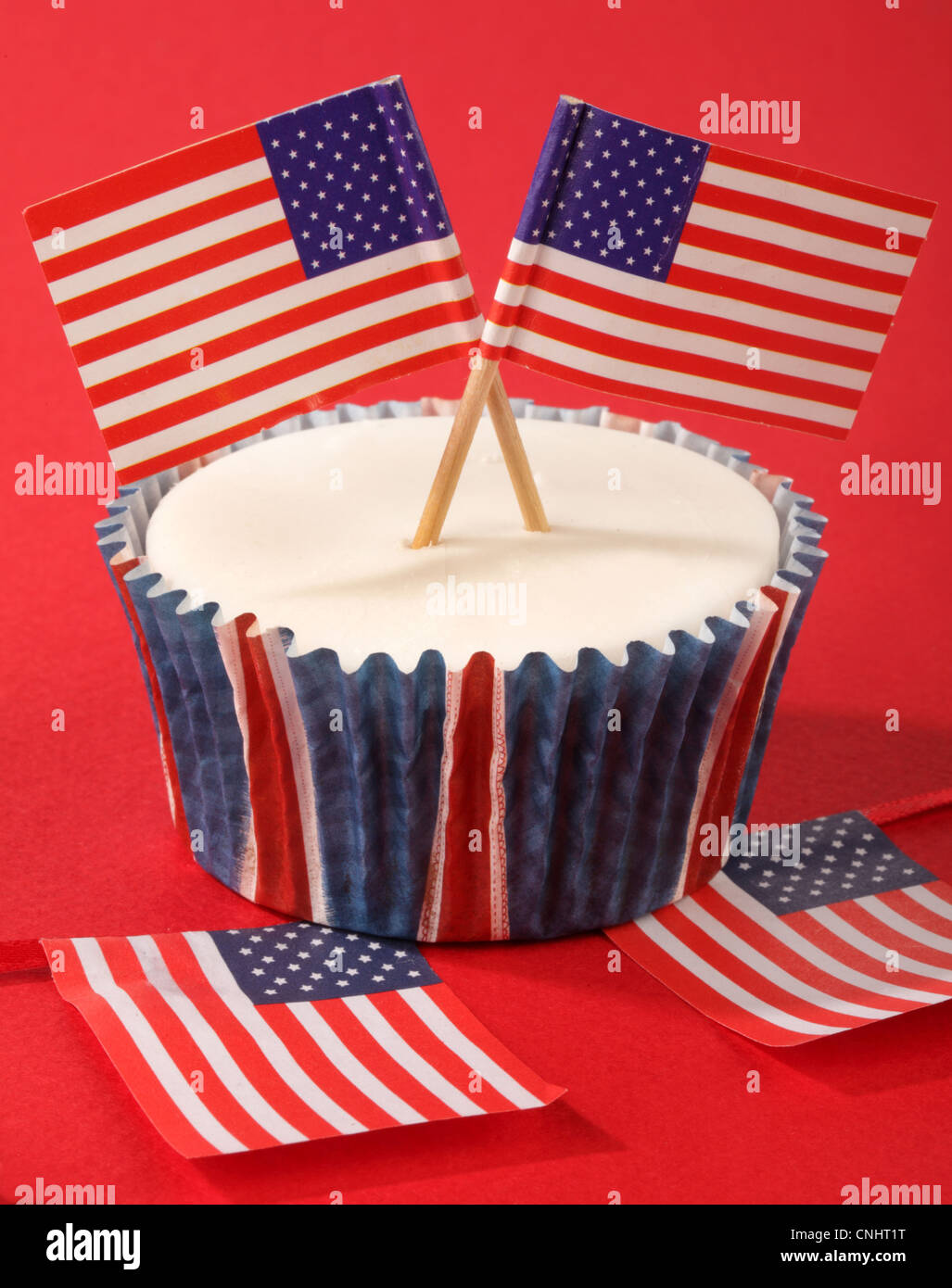 AMERICAN CELEBRATION CUPCAKE Stock Photo - Alamy