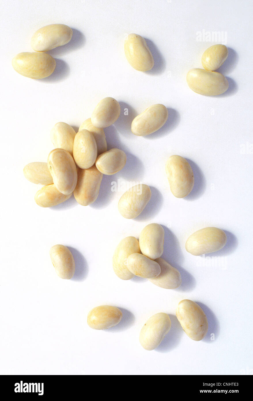 Cut out: White beans Stock Photo - Alamy