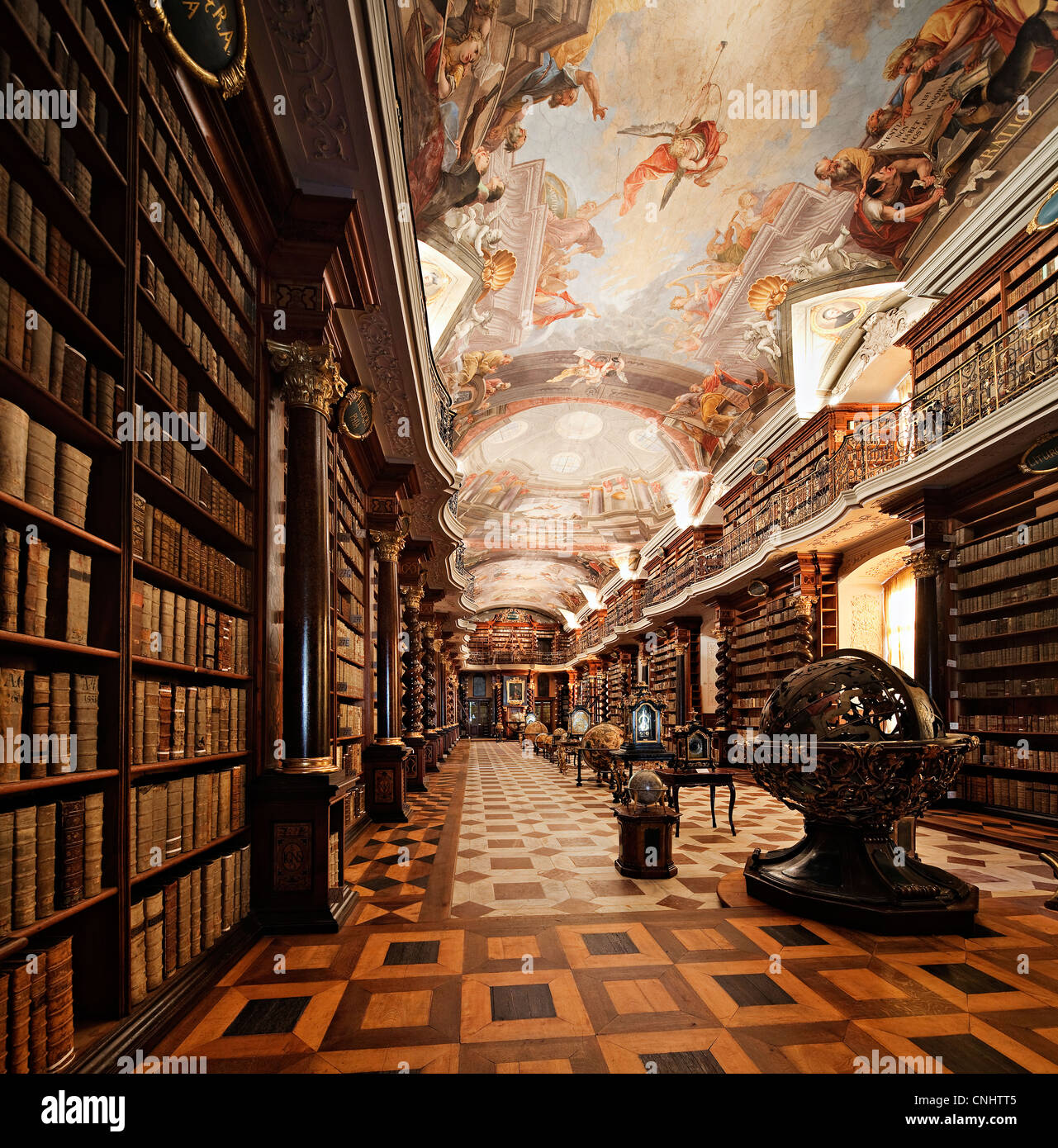 Jesuits Barock Library Clementinum Prague library was finished 1727 ...
