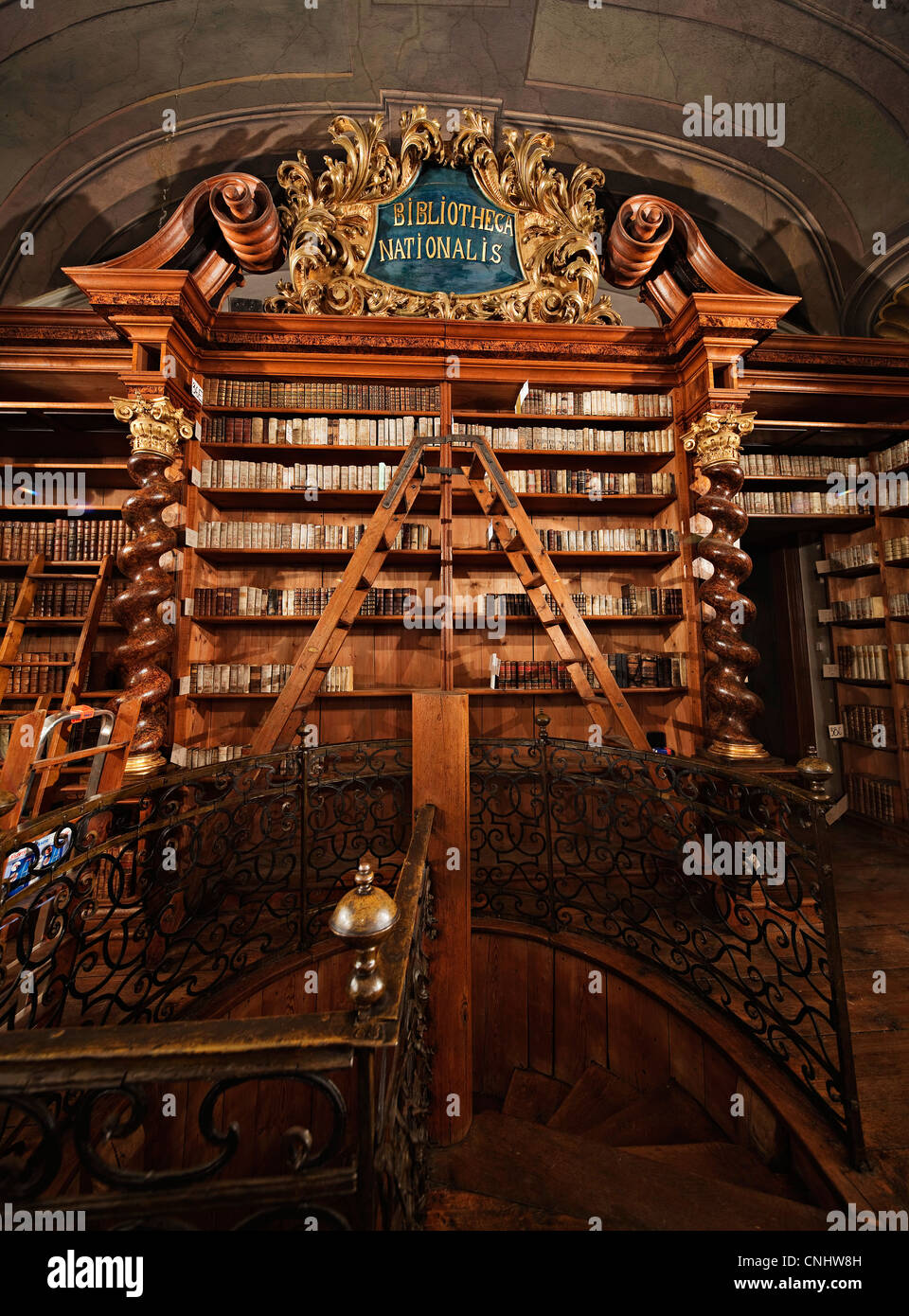 Jesuits Barock Library Clementinum Prague library was finished 1727 ...