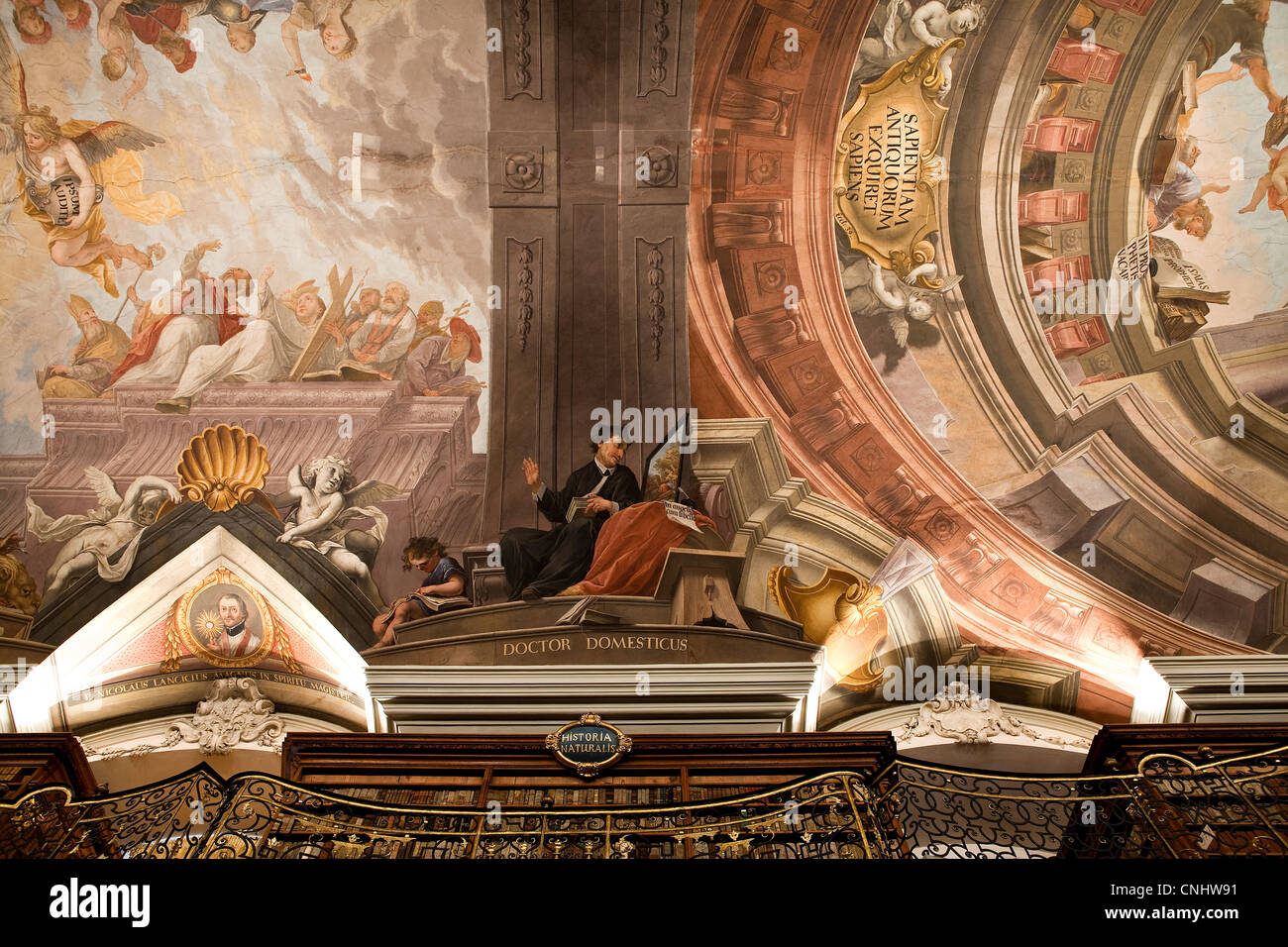 Jesuits Barock Library Clementinum Prague library was finished 1727 ...