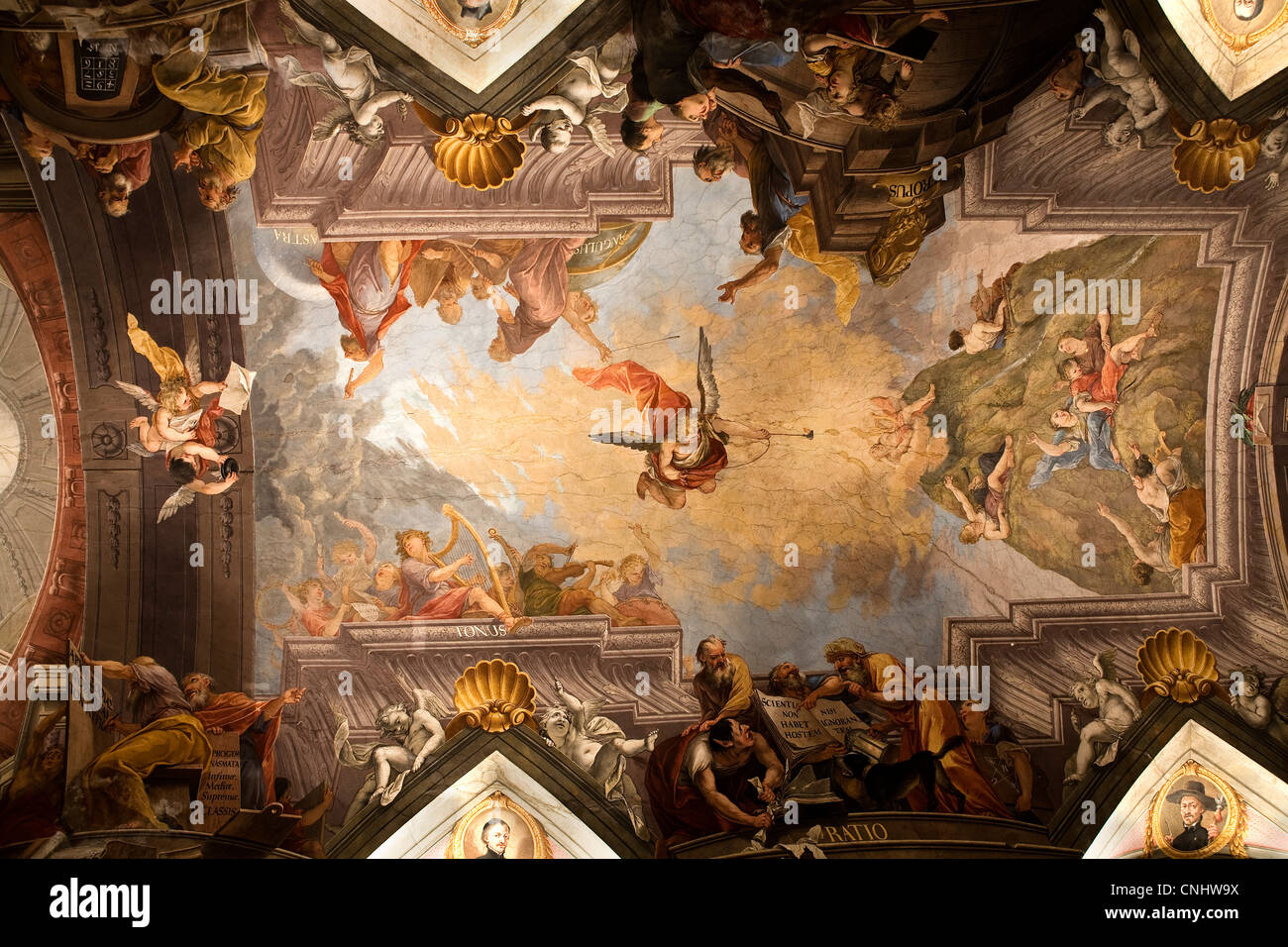 Jesuits Barock Library Clementinum Prague library was finished 1727 ...