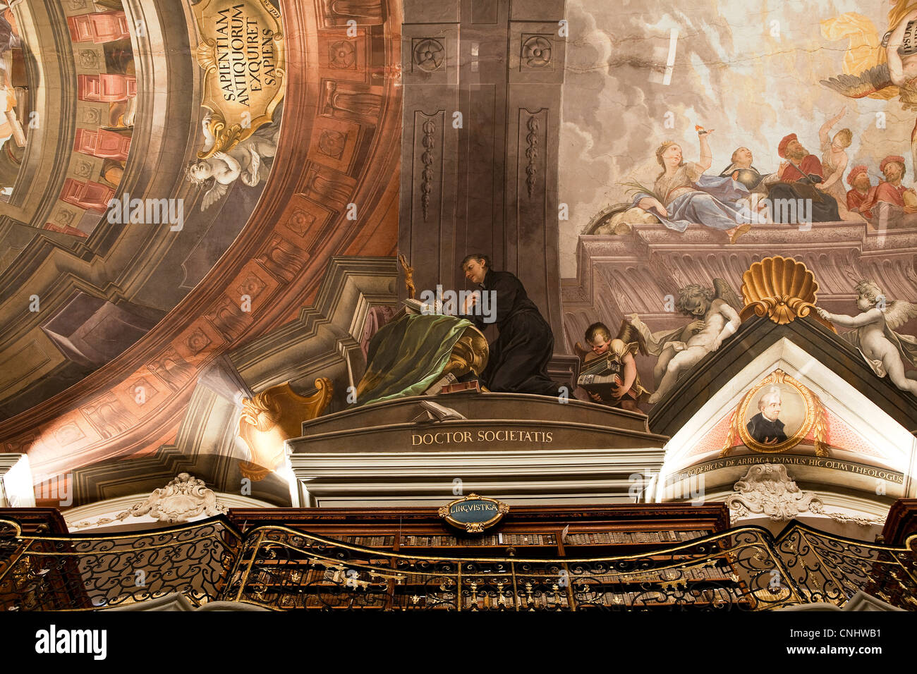 Jesuits Barock Library Clementinum Prague library was finished 1727 ...