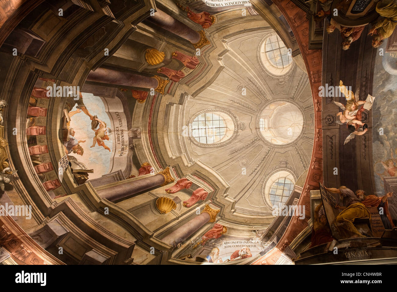 Jesuits Barock Library Clementinum Prague library was finished 1727 ...