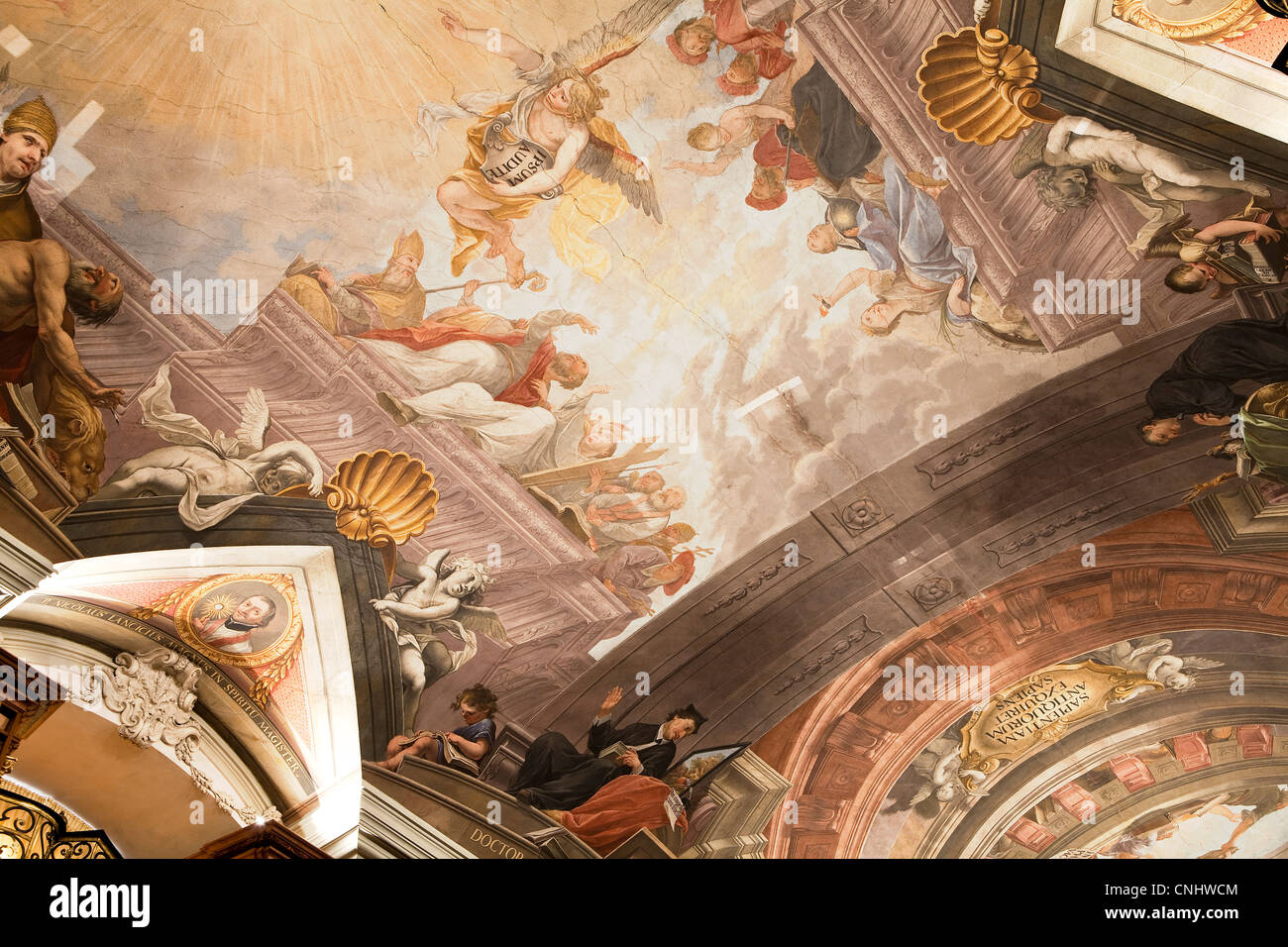 Jesuits Barock Library Clementinum Prague library was finished 1727 ...