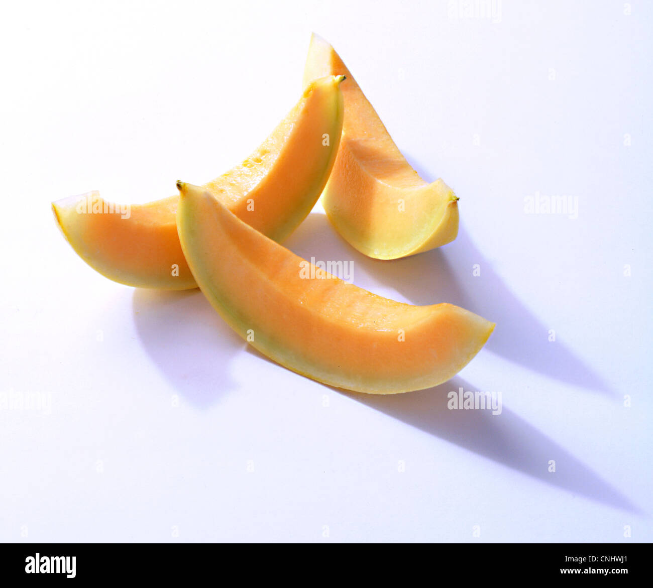 Charentais melon cut in slices hi-res stock photography and images - Alamy