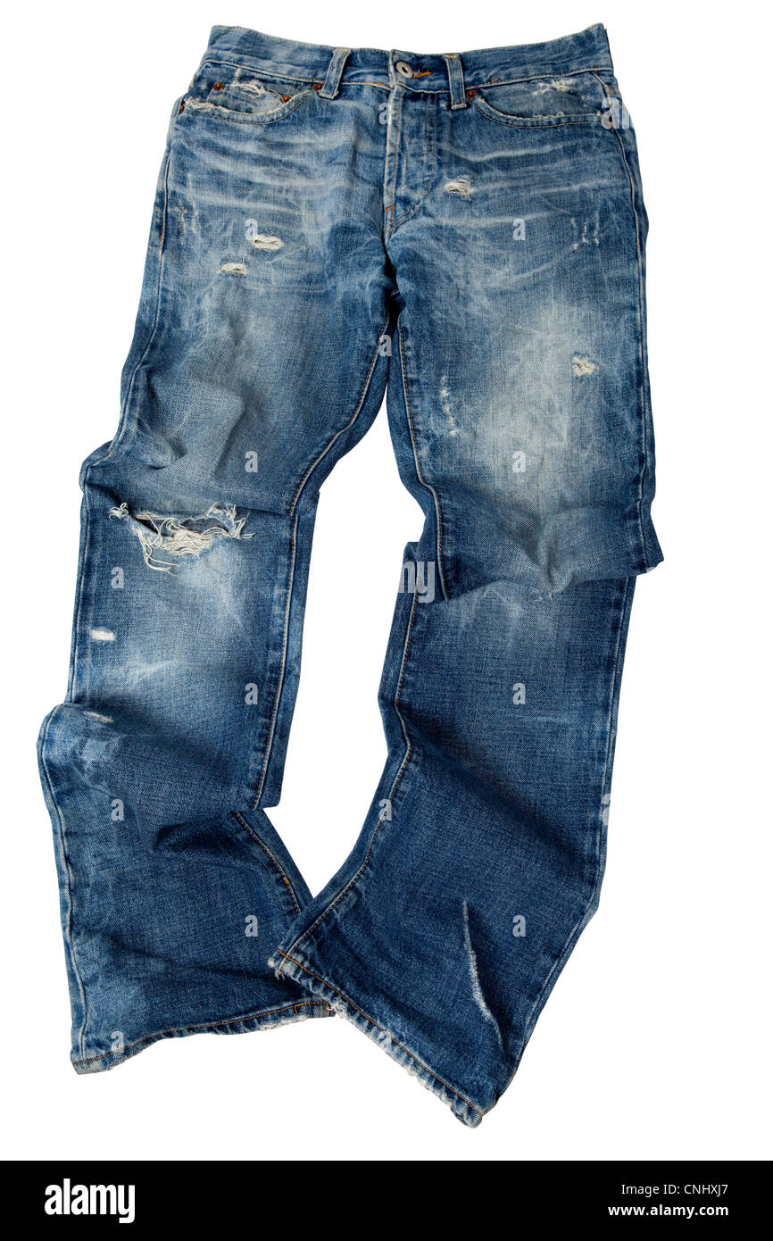 Frayed denim Cut Out Stock Images & Pictures - Alamy