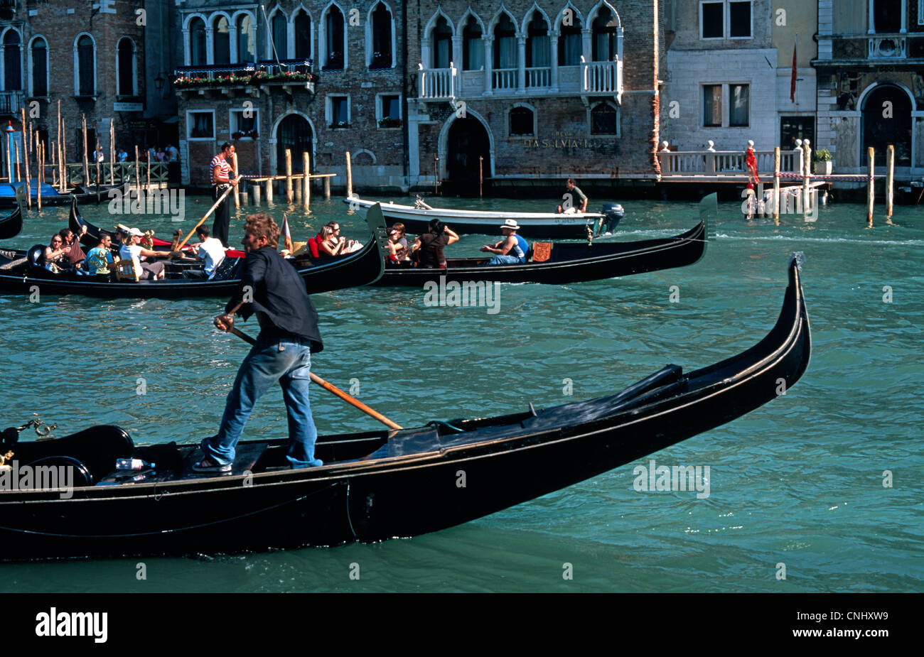 Venice - On the Grand Canal Stock Photo - Alamy