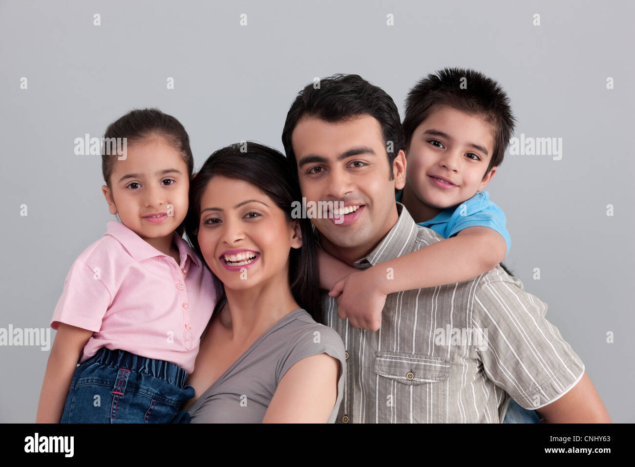 Portrait of family Stock Photo - Alamy